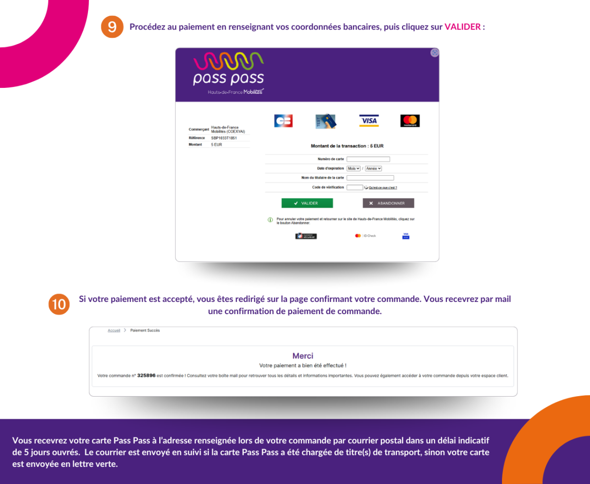 Commander une carte Pass Pass | Pass Pass